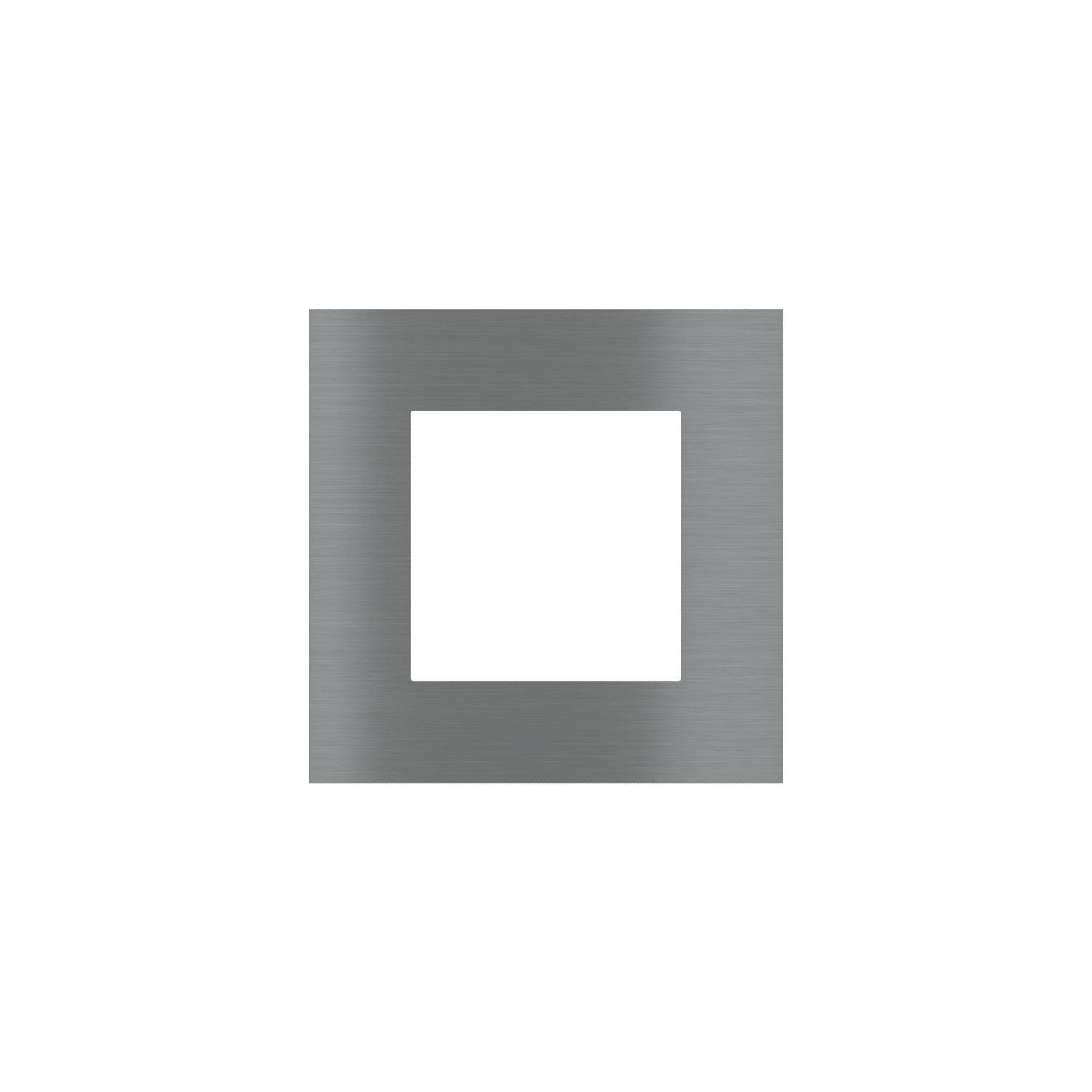 EKINEX Square Plate 71 (Form/Flank/Nf) (80X80) 1 Window (45X45) Metal ...